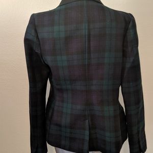 A.L.C. | Jackets & Coats | Alc Tuxedo Jacket In Plaid With Satin Collar ...